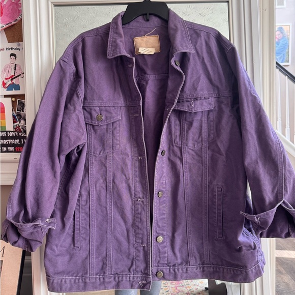 Delta Burke | Jackets & Coats | Delta Burke Vintage Purple Denim Jacket ...